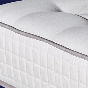 MALEK Classic Mattress | Luxury Plush Hand Made Mattress | 100% Natural Fabric | Propocket Spring System | Foam Free (Queen (U.S. Standard))