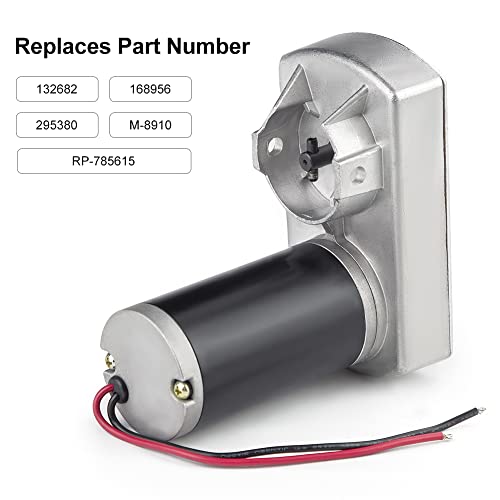 JDMON RV Slide Out Motor in-Wall Slide-Out Motor 18:1 Ratio Replace M-8910 168956, 295380, 131903, 12 Volts 5800 RPM Venture Acuator for RV Camper Trailer