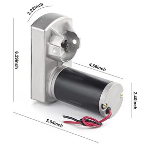 JDMON RV Slide Out Motor in-Wall Slide-Out Motor 18:1 Ratio Replace M-8910 168956, 295380, 131903, 12 Volts 5800 RPM Venture Acuator for RV Camper Trailer