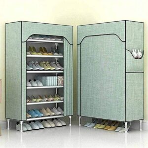 tazsjg dust resistance lattices non-woven fabric shoe rack shoe tower storage organizer cabinet stock (color : a)