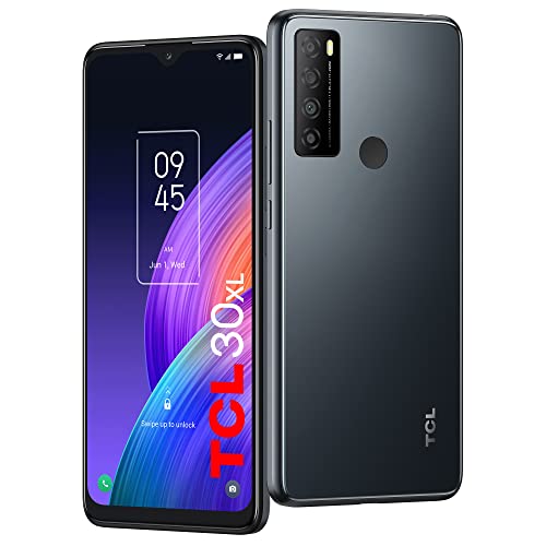 TCL 30XL | 2022 | 6.82-inch Screen | Unlocked Cell Phone | 50MP Rear + 13MP Front Camera| 6/64GB | Night Mist (No 5G)