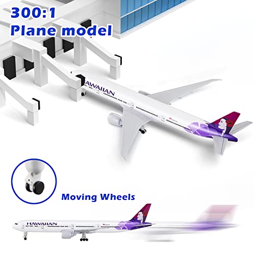 Lose Fun Park 1/300 Diecast Airplanes Model Hawaii Boeing 777 Model Plane for Collections & Gifts