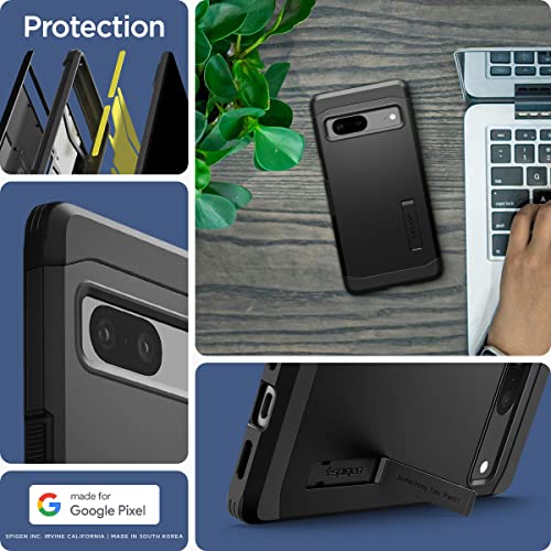 Spigen Tough Armor Designed for Pixel 7 Case (2022) - Black