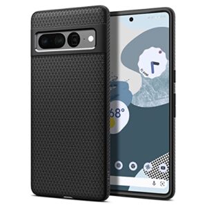 spigen liquid air designed for pixel 7 pro case (2022) - matte black