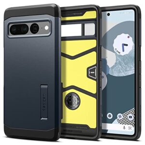 spigen tough armor designed for pixel 7 pro case (2022) - metal slate