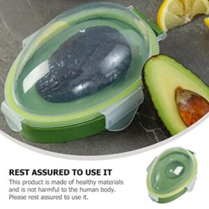 UPKOCH Avocado Keeper Fruit Storage Container: 2Pcs Fruit and Vegetable Storage Keeper Holder Avocado Saver for Kitchen Fridge Food Organizer