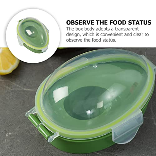 UPKOCH Avocado Keeper Fruit Storage Container: 2Pcs Fruit and Vegetable Storage Keeper Holder Avocado Saver for Kitchen Fridge Food Organizer