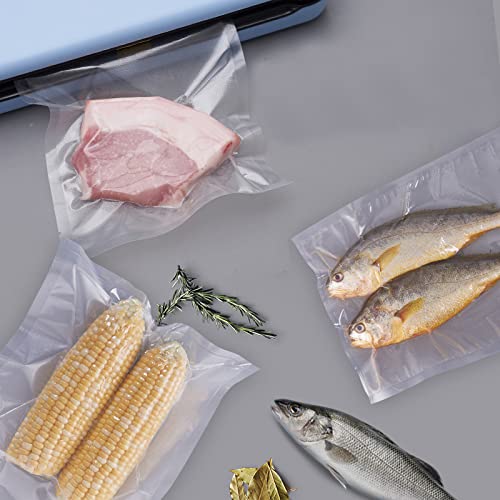 Beeiee Vacuum Sealer Bags for Food Saver 10" x 16', Seal a Meal, Rolls with BPA Free,Heavy Duty,Great for vac storage, Meal Prep or Sous Vide (10" x 16')