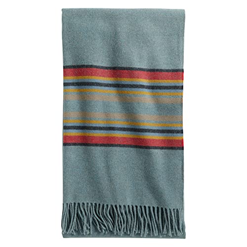 Pendleton 5th Avenue Merino Wool Throw, Green Heather