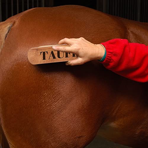 Personalized Horse Hair Brush for Horse Lover,Sinseike Custom Horse Brushes (Brown)