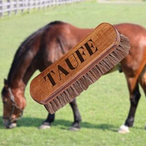 Personalized Horse Hair Brush for Horse Lover,Sinseike Custom Horse Brushes (Brown)