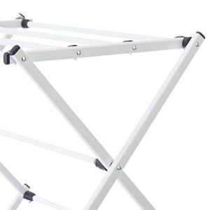 Deahun Mainstays Expandable Steel Laundry Drying Rack, White