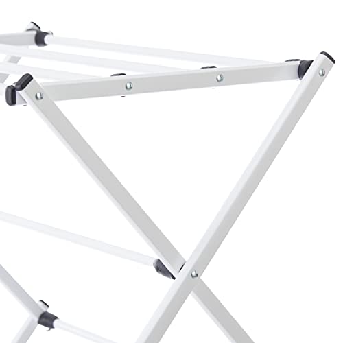 Deahun Mainstays Expandable Steel Laundry Drying Rack, White