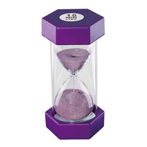 15 Minute Hourglasses Sand Timer - Tuffinix Plastic Classroom Sand Timers 15 Min for Kids School Bathroom Tea Game Kitchen Purple