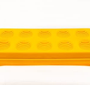 Easy Hatch Reptile Incubation Egg Trays; Each Tray Holds Reptile Eggs Over Incubation Substrate Fits Inside Reptile Incubation Box (3 Pack, Yellow)