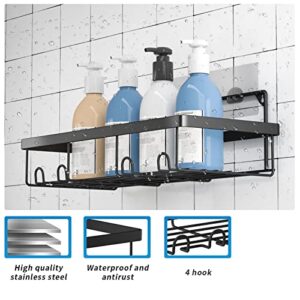 Boiarc Shower Shelves for Inside Shower, 5 Pack Adhesive Shower Organizer, Stainless Steel Shower Caddy Shower Rack Bathroom Organizer¡­