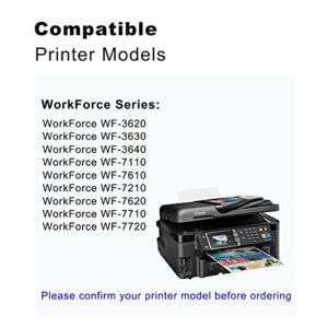 XIMO Remanufactured Ink Cartridge Replacement for Epson 252XL 252 XL T252 T252XL Ink for Workforce WF-3640 WF-3620 WF-7210 WF-7710 WF-7720 (2 Black, 1 Cyan, 1 Magenta, 1 Yellow,5-Pack)