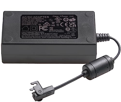 Universal Power Recliner Lift Chair Power Supply Transformer 2-pin 29V 2A Adapter AC/DC Switching Compatible with All Recliners Include US Plug & 6.5Ft Motor Extension Cord