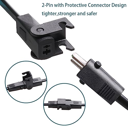 Universal Power Recliner Lift Chair Power Supply Transformer 2-pin 29V 2A Adapter AC/DC Switching Compatible with All Recliners Include US Plug & 6.5Ft Motor Extension Cord