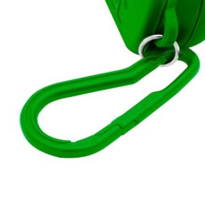 Battery Powered Pocket Sized Fan With Carabiner, Green