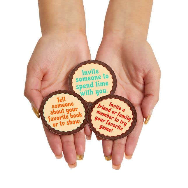 Really Good Stuff Classroom Social Interaction Chips – Set of 40 – Practice Social Skills & Communication with Others –Encourage Confidence – Social-Emotional Learning – SEL for the Home and Classroom