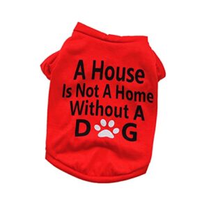 dog cat t-shirt for little small pets lovely cute doggie tops pullover sleeveless puppy pet apparel clothes