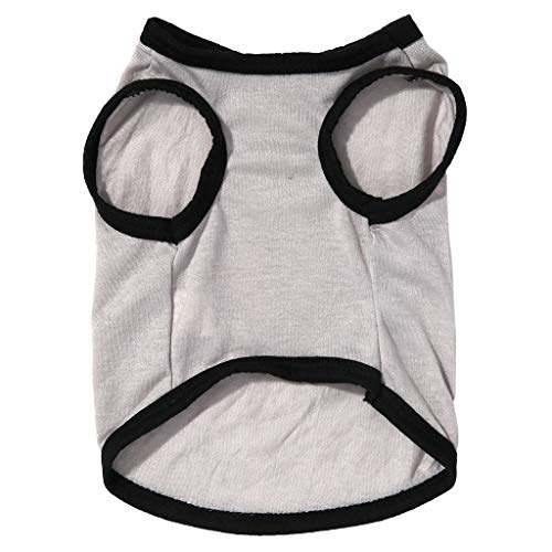 Dog Cat T-Shirt for Little Small Pets Lovely Cute Doggie Tops Pullover Breathable Puppy Apparel Pet Outfit