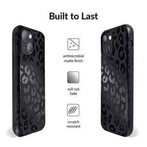 Velvet Caviar Designed for iPhone 13 Case for Women [8ft Drop Tested] Compatible with MagSafe - Cute Magnetic Protective Phone Cover (Black Leopard)