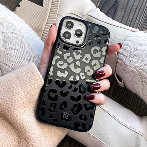 Velvet Caviar Designed for iPhone 13 Case for Women [8ft Drop Tested] Compatible with MagSafe - Cute Magnetic Protective Phone Cover (Black Leopard)