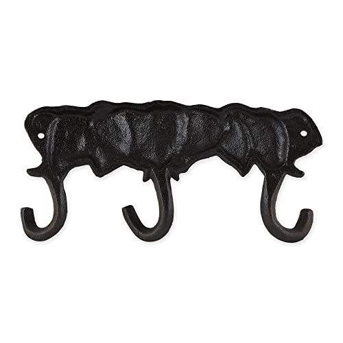 Accent Plus Triple Elephant Wall Hook