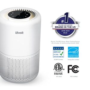 LEVOIT Air Purifier for Home Large Bedroom & Air Purifiers for Home Large Room, Smart WiFi Alexa Control, H13 True HEPA Filter, White