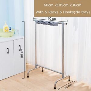 Broom And Mop Rack,Floor Standing Cleaning Tool Cart,Broom Holder Organizer Movable Closet Storage Cabinet Stainless Steel Storage Rack Durable Storage,for Garages, Hotels, Schools, Restaurants, Etc