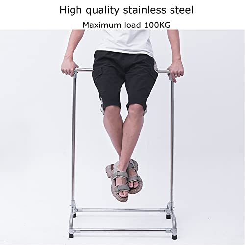 Broom And Mop Rack,Floor Standing Cleaning Tool Cart,Broom Holder Organizer Movable Closet Storage Cabinet Stainless Steel Storage Rack Durable Storage,for Garages, Hotels, Schools, Restaurants, Etc