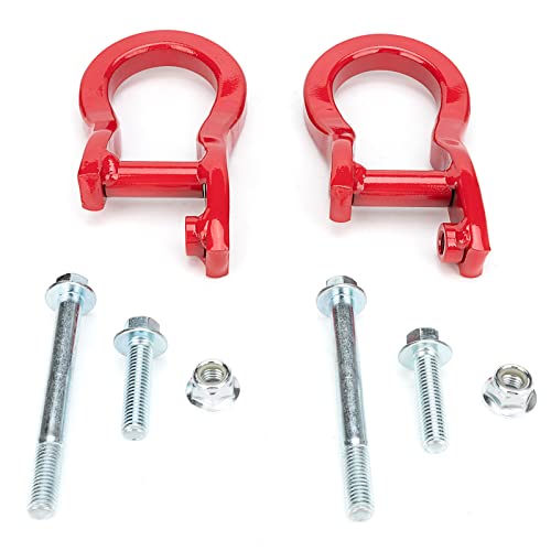 GEATaaT Red Front Tow Hooks Compatible with 2019-2021 Chevrolet Silverado 1500 Replace# 84280202