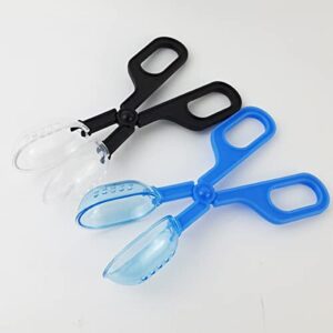 NSBELL 4PCS Reptile Feeding Clamp Reptile Poop Scoop Cage Fish Tank Cleaning Tools Reptile Feeding Tool for Gecko Lizard Bearded Dragon