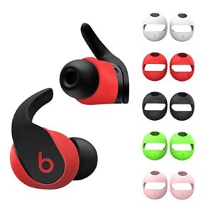 [5 pairs] wofro beats fit pro ear tips covers silicone anti-slip protective ear covers skin [fit in case] earbuds accessories compatiable with beats fit pro 2021(5 colors mixed)