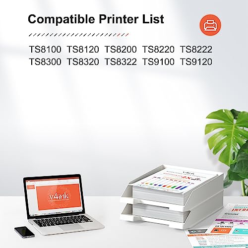 v4ink PGI280XXL CLI281XXL Compatible Replacement for Canon 280XXL 281XXL Ink for Canon Pixma TS6100 TS702 TR7520 TS8200 TR8620 TS9521C TS9500 TR8520 TR8500 Printer - Without Photo Bule