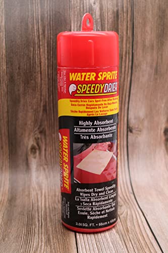 S.M. Arnold Water Sprite Duo Drier-Resistant to Most Chemicals & unharmed by Grease & Oil-Speedily Dries Cars Spot Free After Washing