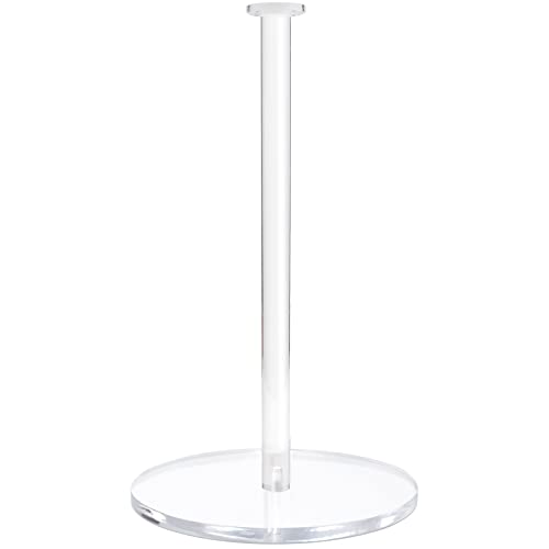 Bigfety Acrylic Paper Towel Holder, Paper Towel Stand for Countertop, Clear