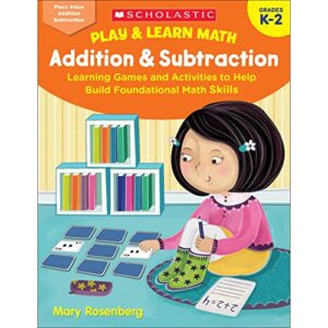 Scholastic Teacher Resources Play & Learn Math Reproducible Workbooks, Grade 2-4 Bundle