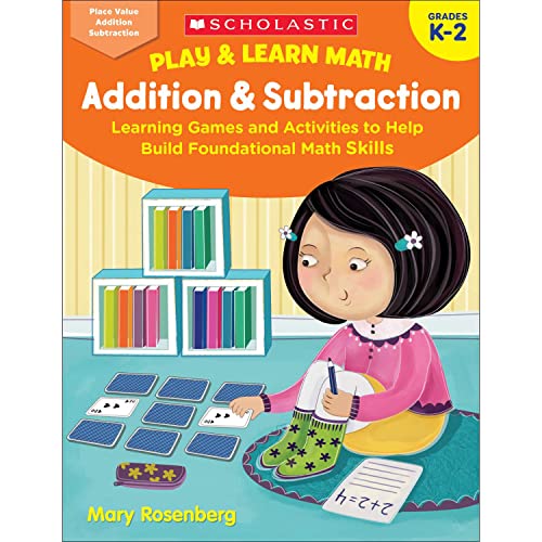 Scholastic Teacher Resources Play & Learn Math Reproducible Workbooks, Grade 2-4 Bundle