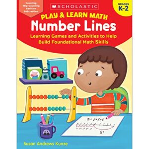 Scholastic Teacher Resources Play & Learn Math Reproducible Workbooks, Grade 2-4 Bundle