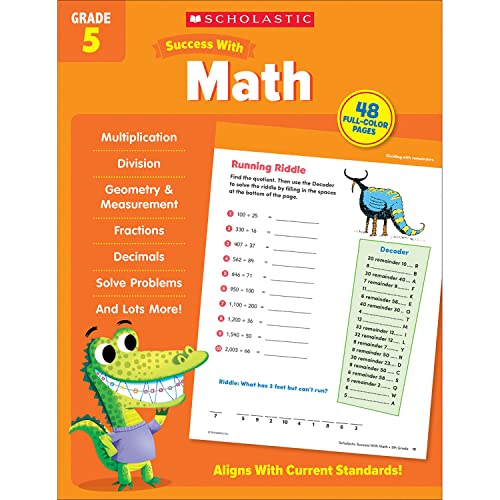 Scholastic Teacher Resources Scholastic Fifth Grade Success Workbooks, 4 Book Set