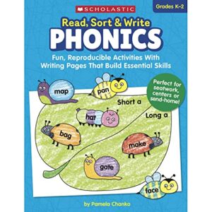 Scholastic Teacher Resources Read, Sort & Write Reproducible Workbook Bundle, Grade K-2