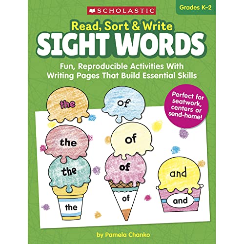 Scholastic Teacher Resources Read, Sort & Write Reproducible Workbook Bundle, Grade K-2