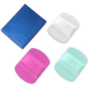 YOUCOX Magnetic Slider Block Replacement, Compatible with YETI Magnetic Lid 10oz, 14oz, 16oz, 20oz, 26oz, 30oz (Mint Green + White + Purple)