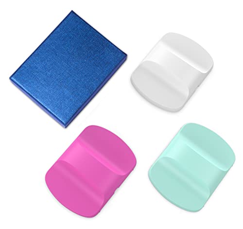 YOUCOX Magnetic Slider Block Replacement, Compatible with YETI Magnetic Lid 10oz, 14oz, 16oz, 20oz, 26oz, 30oz (Mint Green + White + Purple)