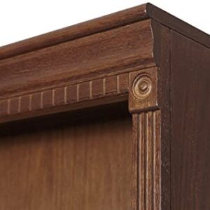 Martin Furniture Huntington Oxford 72" Wood Bookcase, Storage Cabinet, Office Shelves, Brown (HO3672/B)