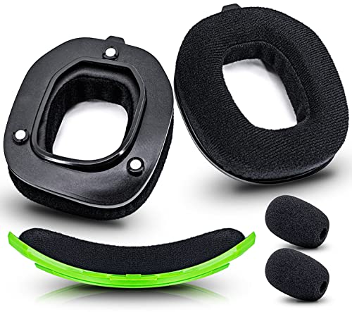 A50 GEN 3 Mod Kit Velour Ear Pads Replacement for Astro A50 GEN 3 Headset - Notice: EARPADS Need to BE Removed When Using The Headphone Base (Not Compatible with A50 Gen 4)