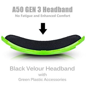 A50 GEN 3 Mod Kit Velour Ear Pads Replacement for Astro A50 GEN 3 Headset - Notice: EARPADS Need to BE Removed When Using The Headphone Base (Not Compatible with A50 Gen 4)